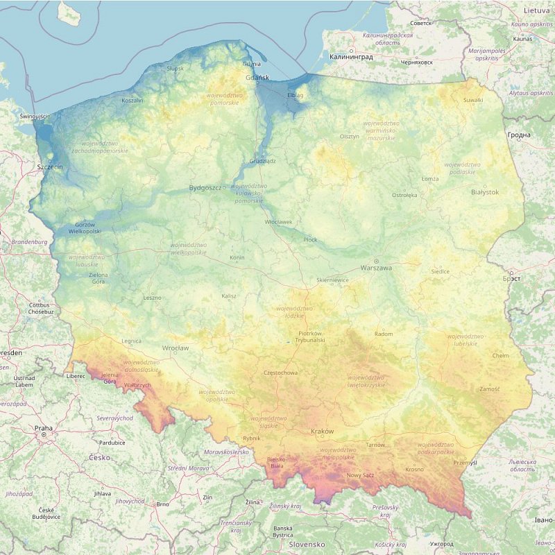 Nowa interaktywna mapa fizyczna Polski – pierwsza tego typu oparta na ...